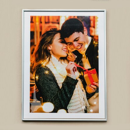 Ramă foto personalizată cu o poză 30x40 cm | StarGift.ro